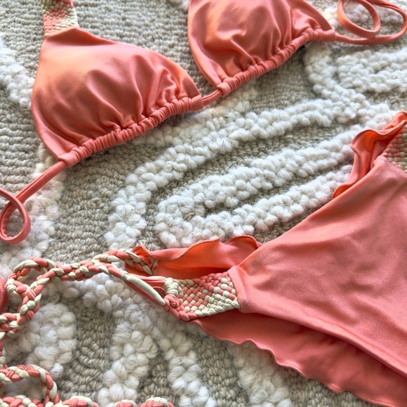 Luli Fama | Swim | Luli Fama Vibrant Peach Bikini Set | Poshmark